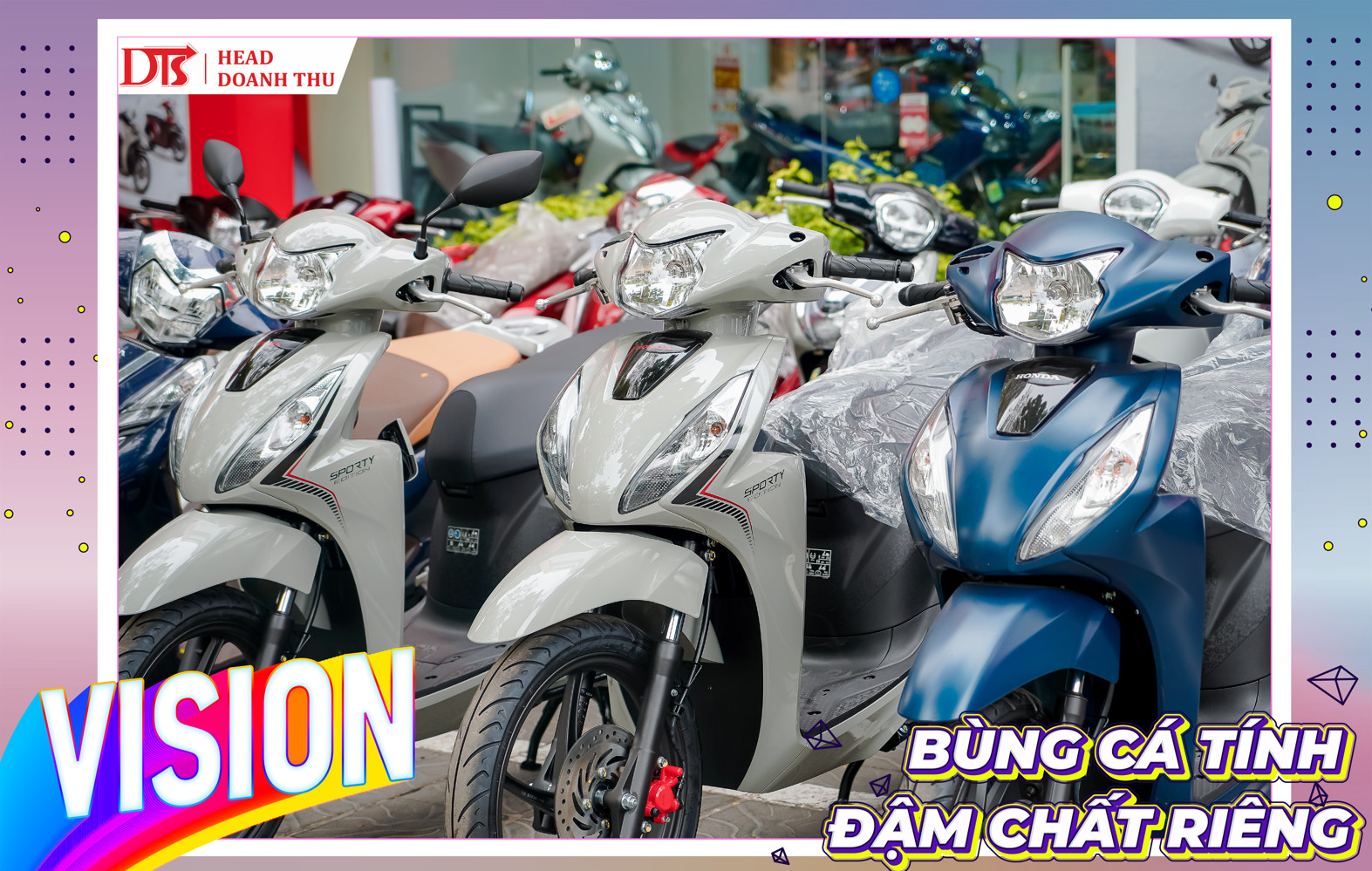 HONDA VISION: BÙNG CÁ TÍNH - ĐẬM CHẤT RIÊNG - Hệ Thống HEAD Doanh Thu